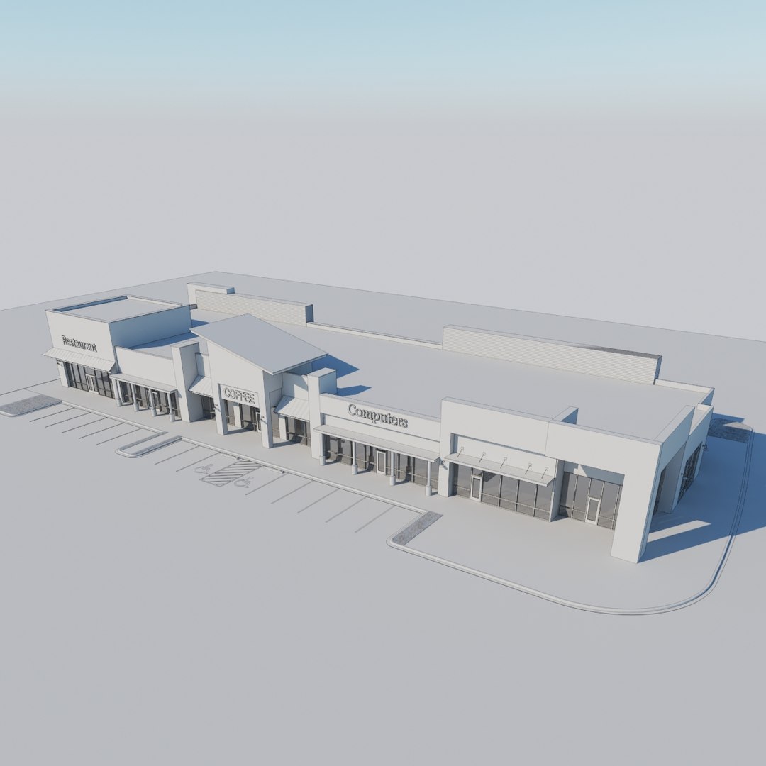 Modern Retail 3D Model - TurboSquid 1431207