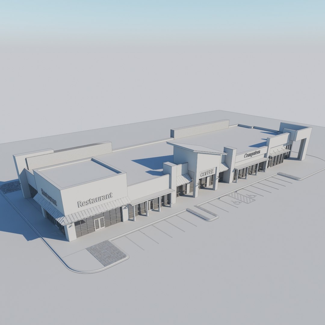 Modern Retail 3D Model - TurboSquid 1431207