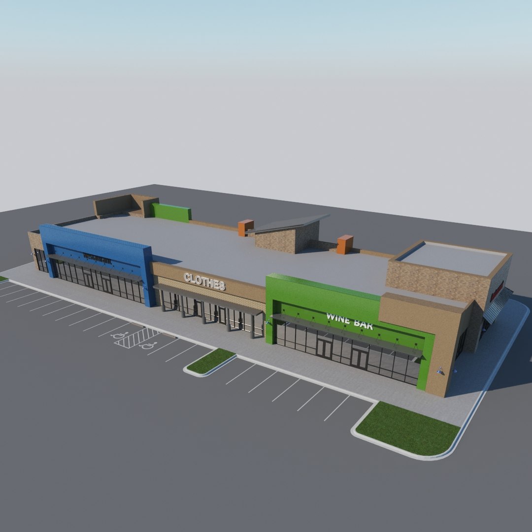 Modern Retail 3D Model - TurboSquid 1431207