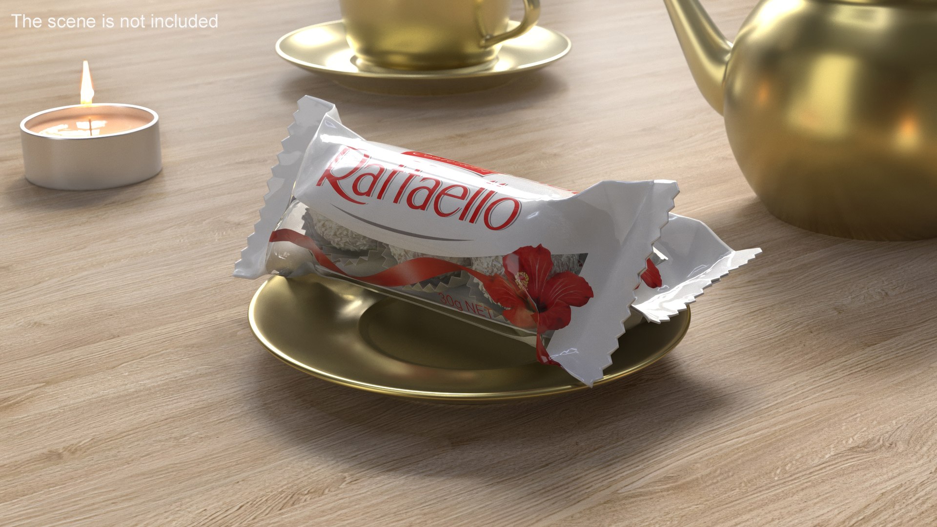 3D Ferrero Raffaello Candy Package 3PCs - TurboSquid 2202496
