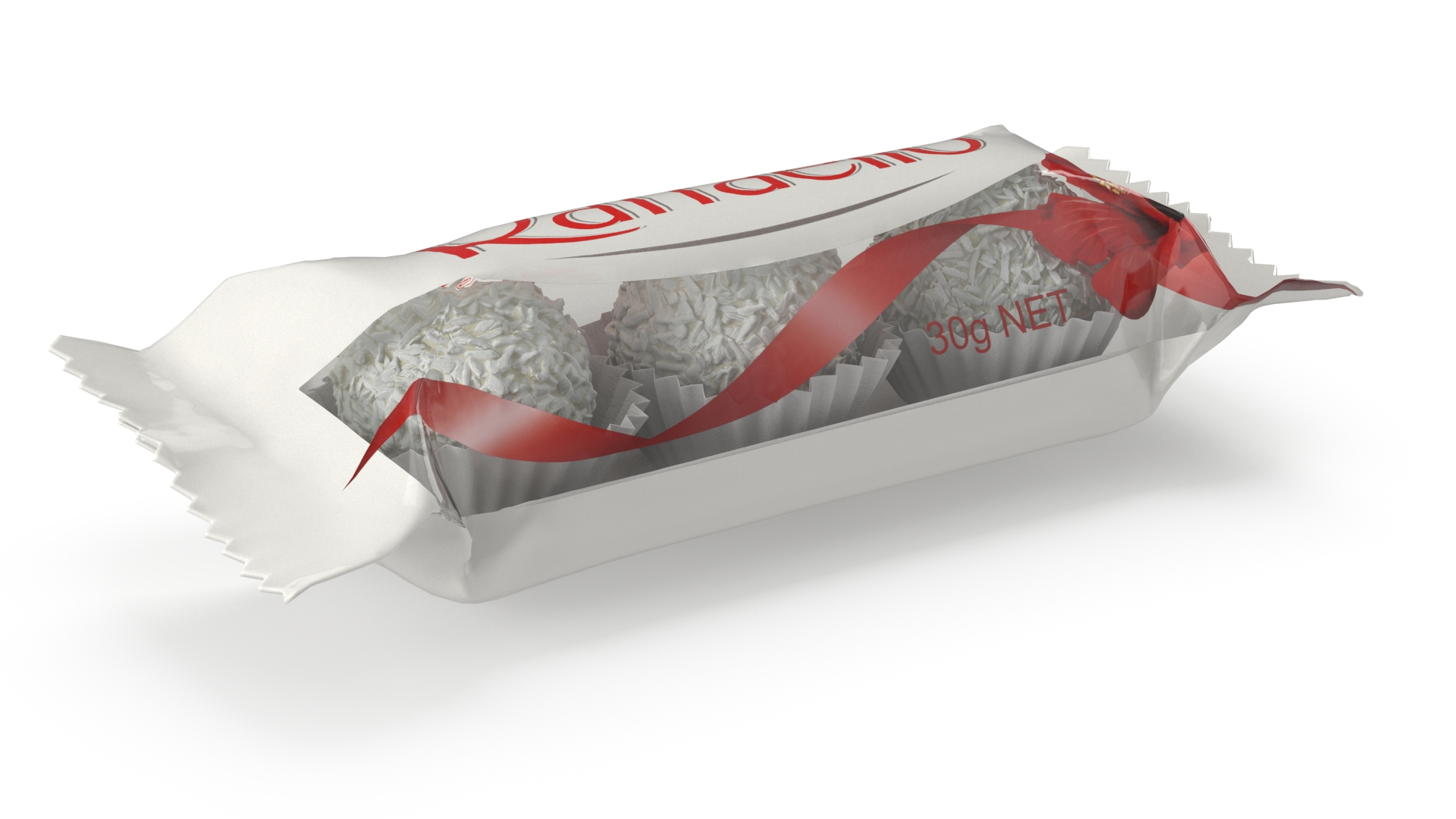 3D Ferrero Raffaello Candy Package 3PCs - TurboSquid 2202496