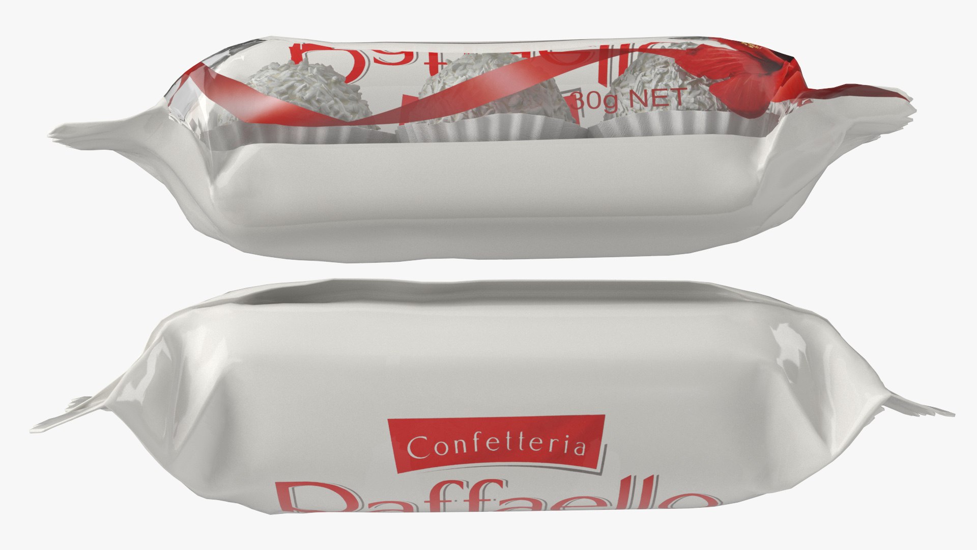 3D Ferrero Raffaello Candy Package 3PCs - TurboSquid 2202496