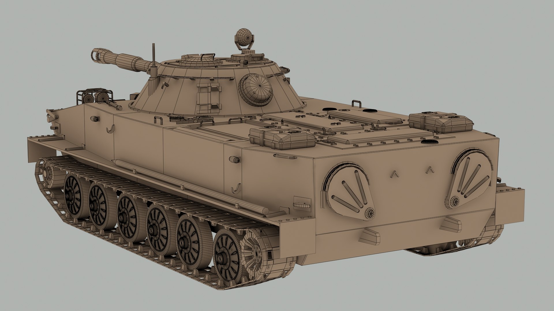 3d Soviet Light Tank