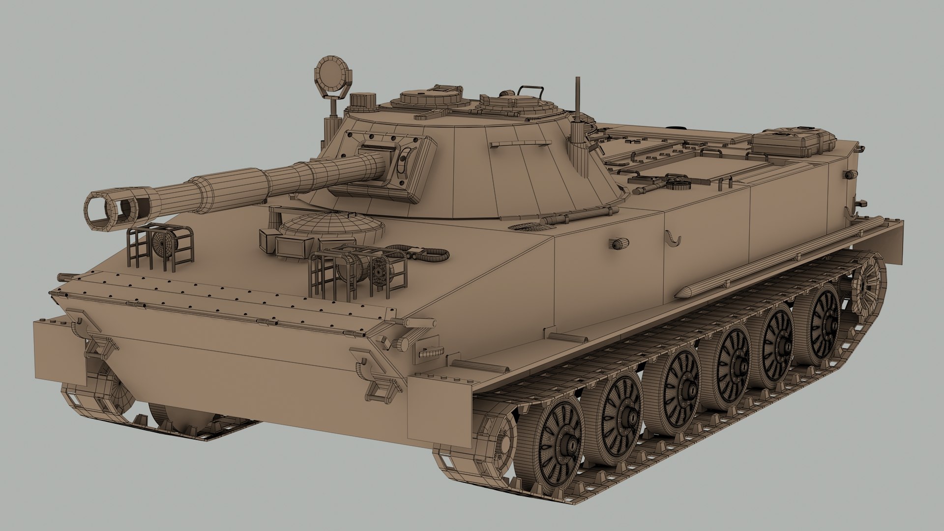 3d Soviet Light Tank