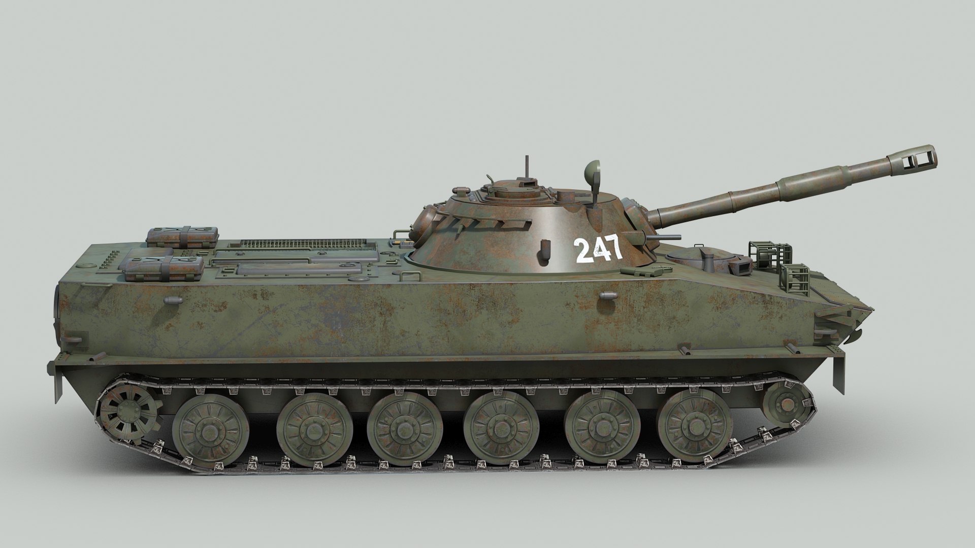 3d Soviet Light Tank