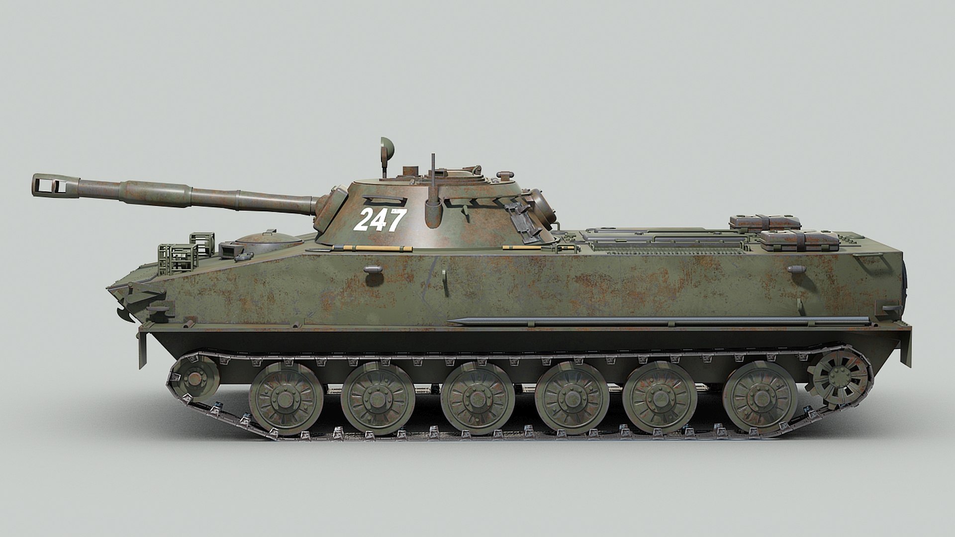 3d Soviet Light Tank