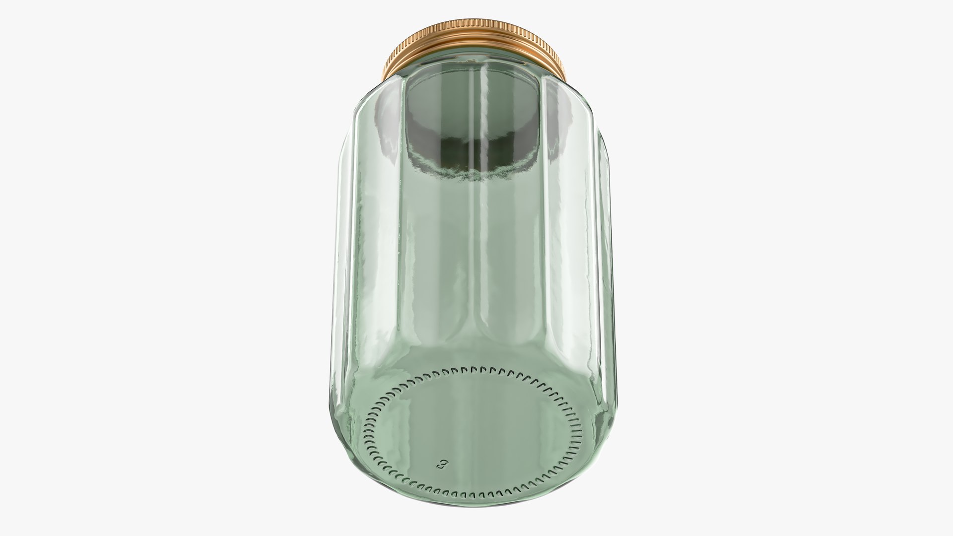 3D Jar Ribbed - TurboSquid 2255532