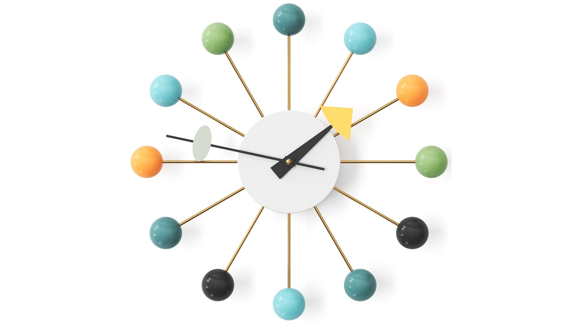 3D Ball by Vitra Wall Clock - TurboSquid 1876887