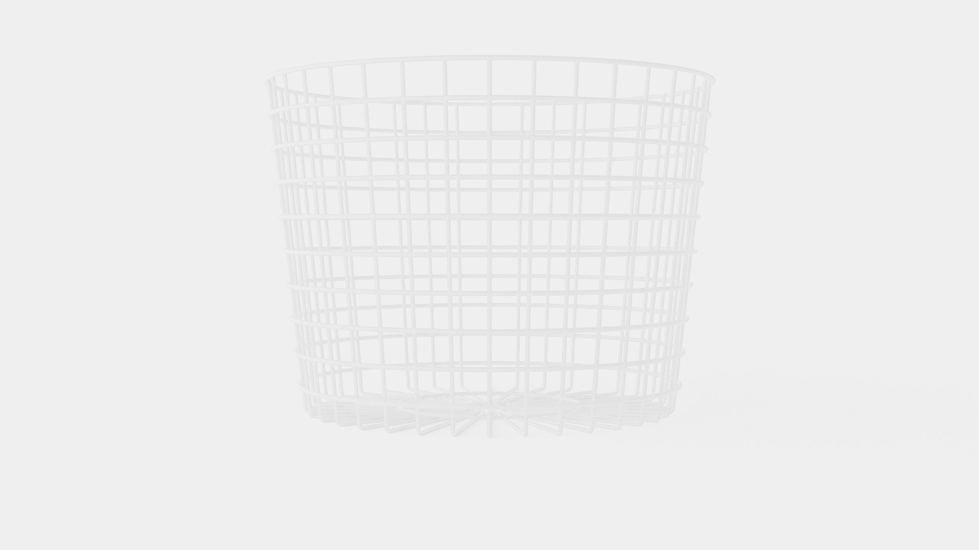 3D Metal Storage Basket White Model - TurboSquid 2246360