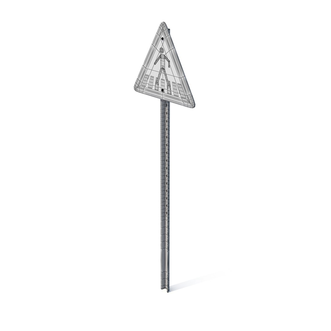 Road Sign Poles Collection Model - TurboSquid 2106104