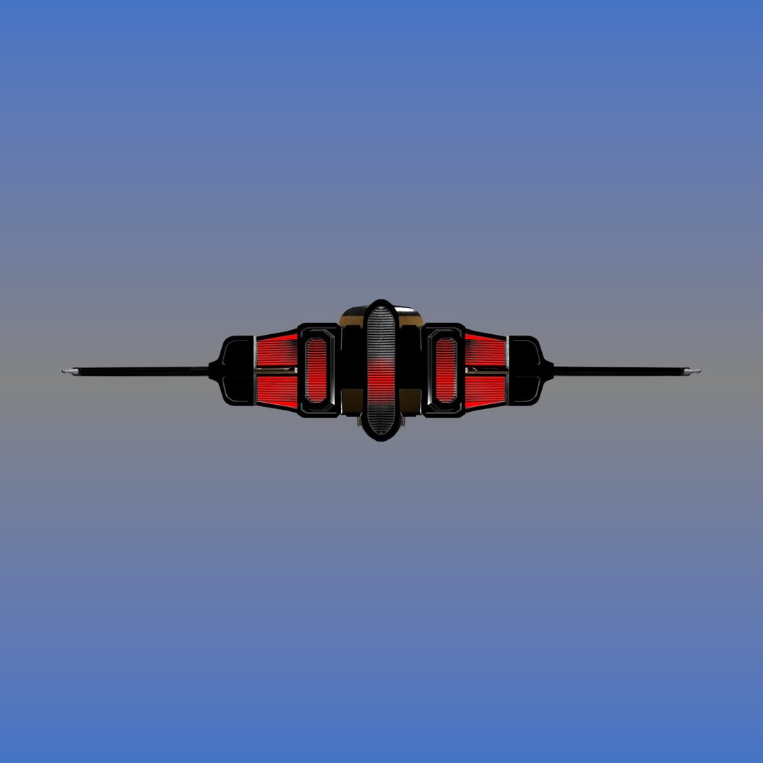 3D space ship dagger type model - TurboSquid 1214157