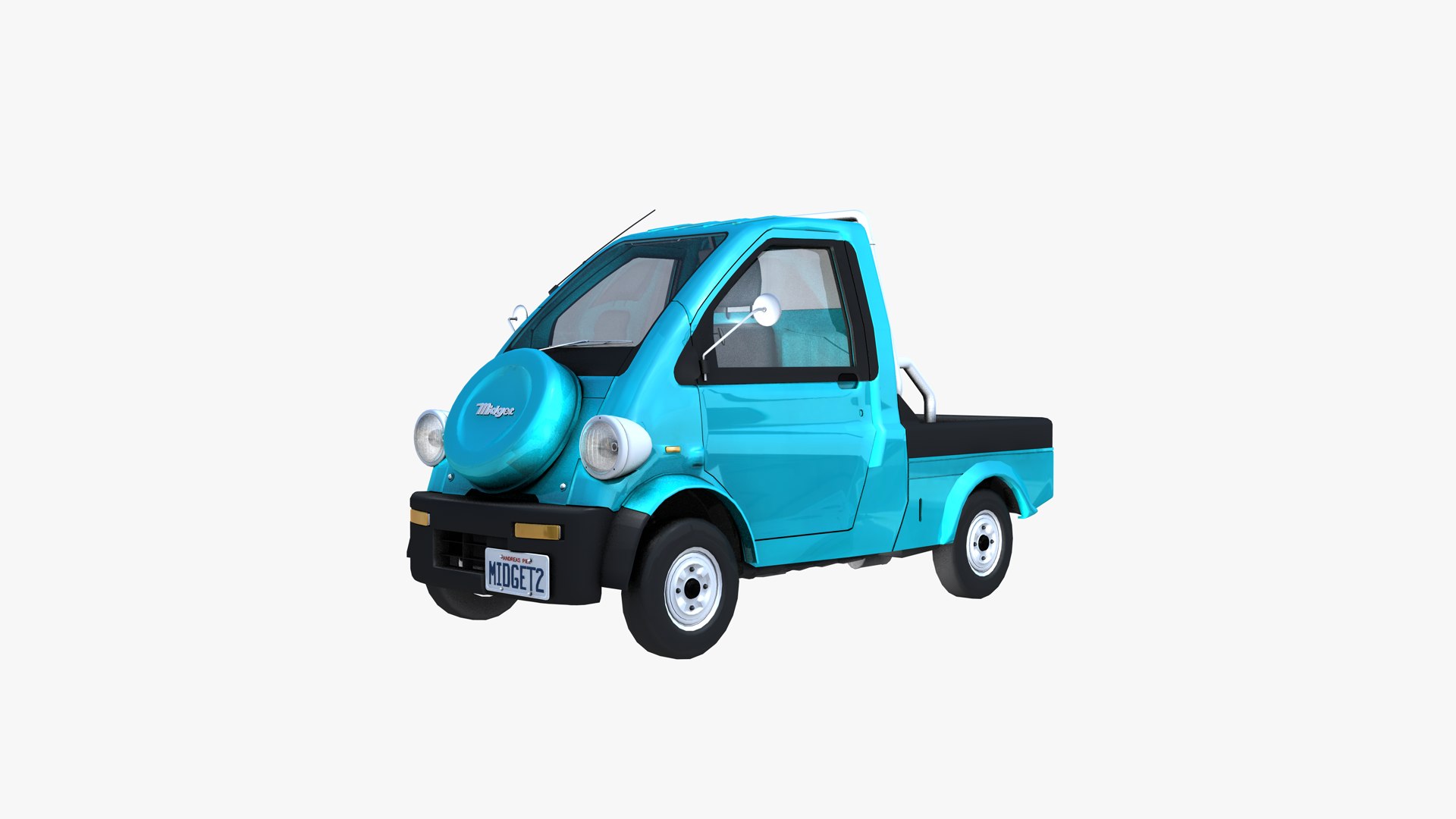 3D 1996 Daihatsu Midget 2 Pickup - TurboSquid 2046243
