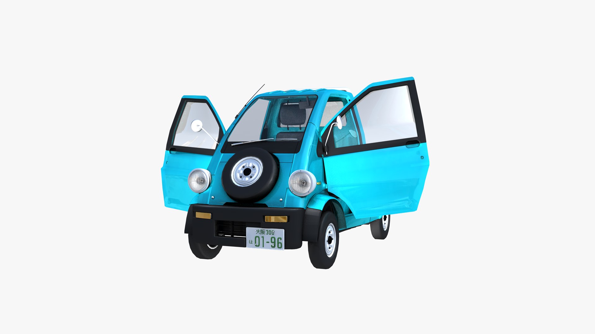 3D 1996 Daihatsu Midget 2 Pickup - TurboSquid 2046243