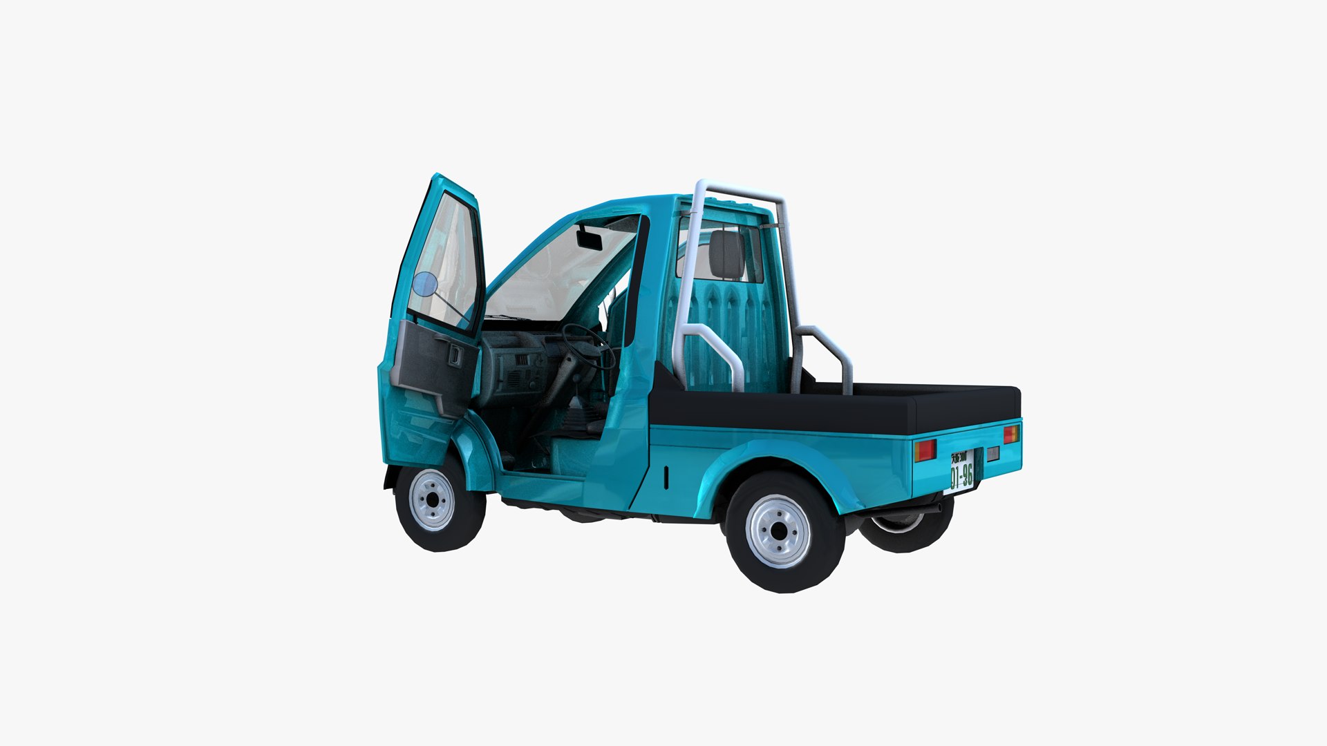 3D 1996 Daihatsu Midget 2 Pickup - TurboSquid 2046243