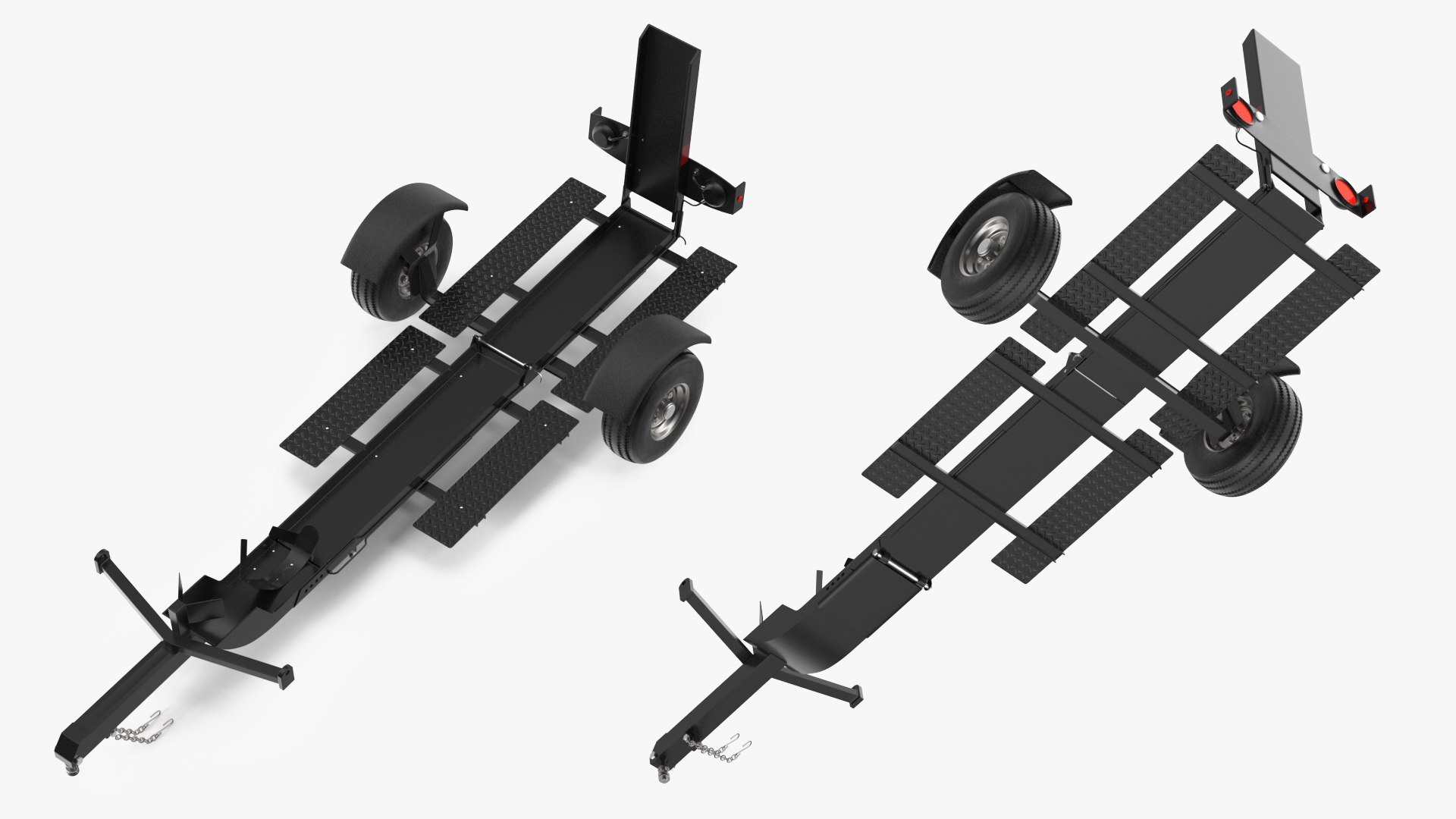 Folding Motorcycle Trailer model - TurboSquid 1745123