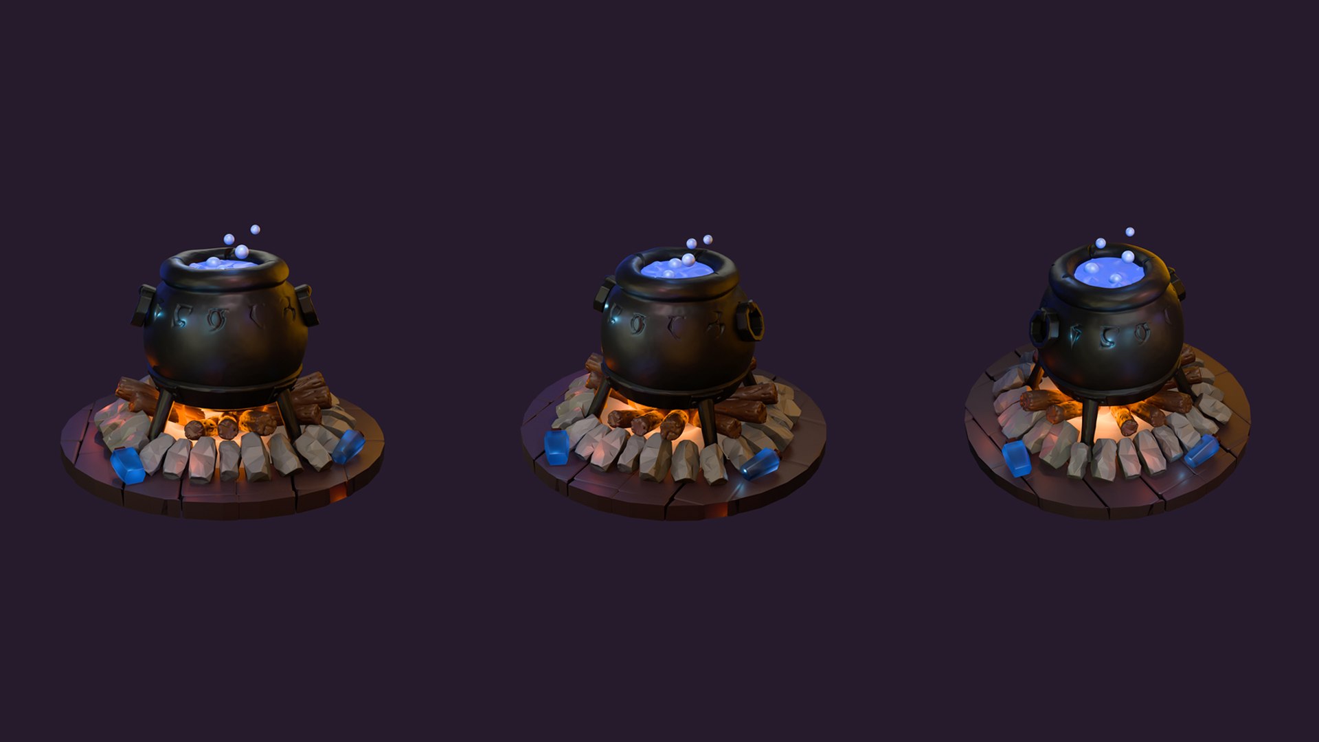 3D The Witch Cauldron - TurboSquid 2271323