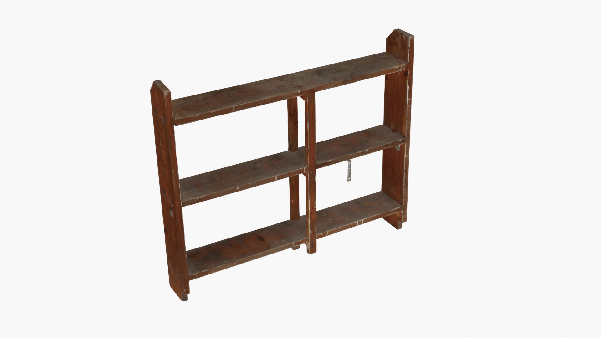 Wooden shelf 3D - TurboSquid 2132395