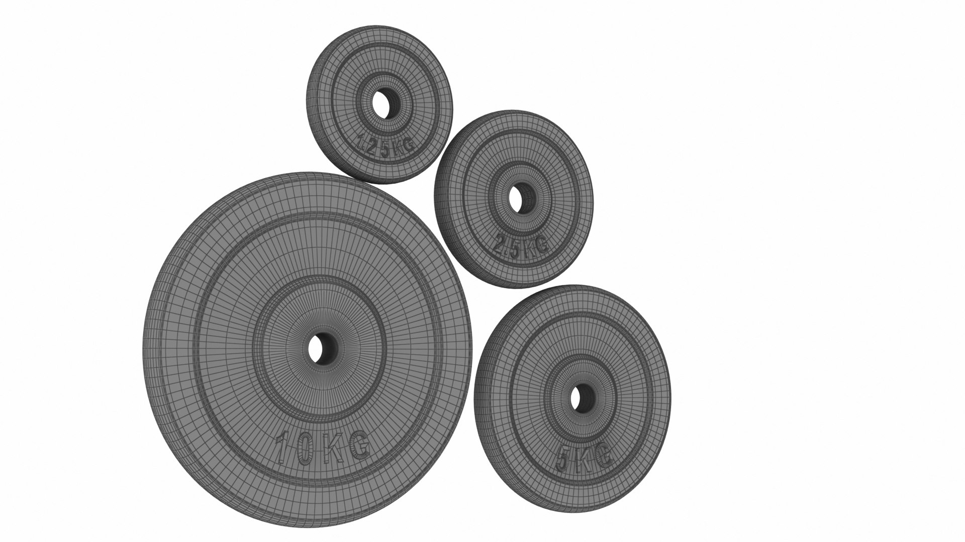 3D GYM Barbell Plate Collection Model - TurboSquid 1828212