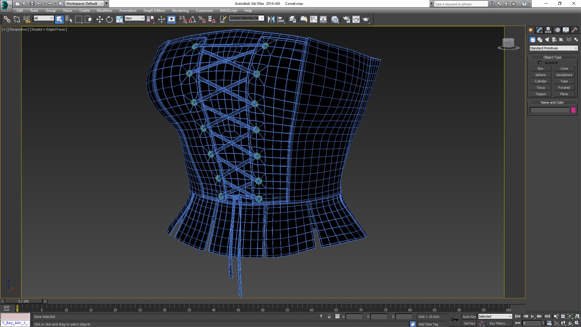 Corset 3D Model - TurboSquid 2117932