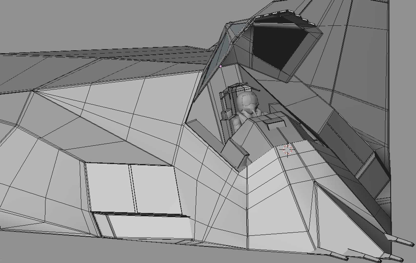 3d F117 Nighthawk
