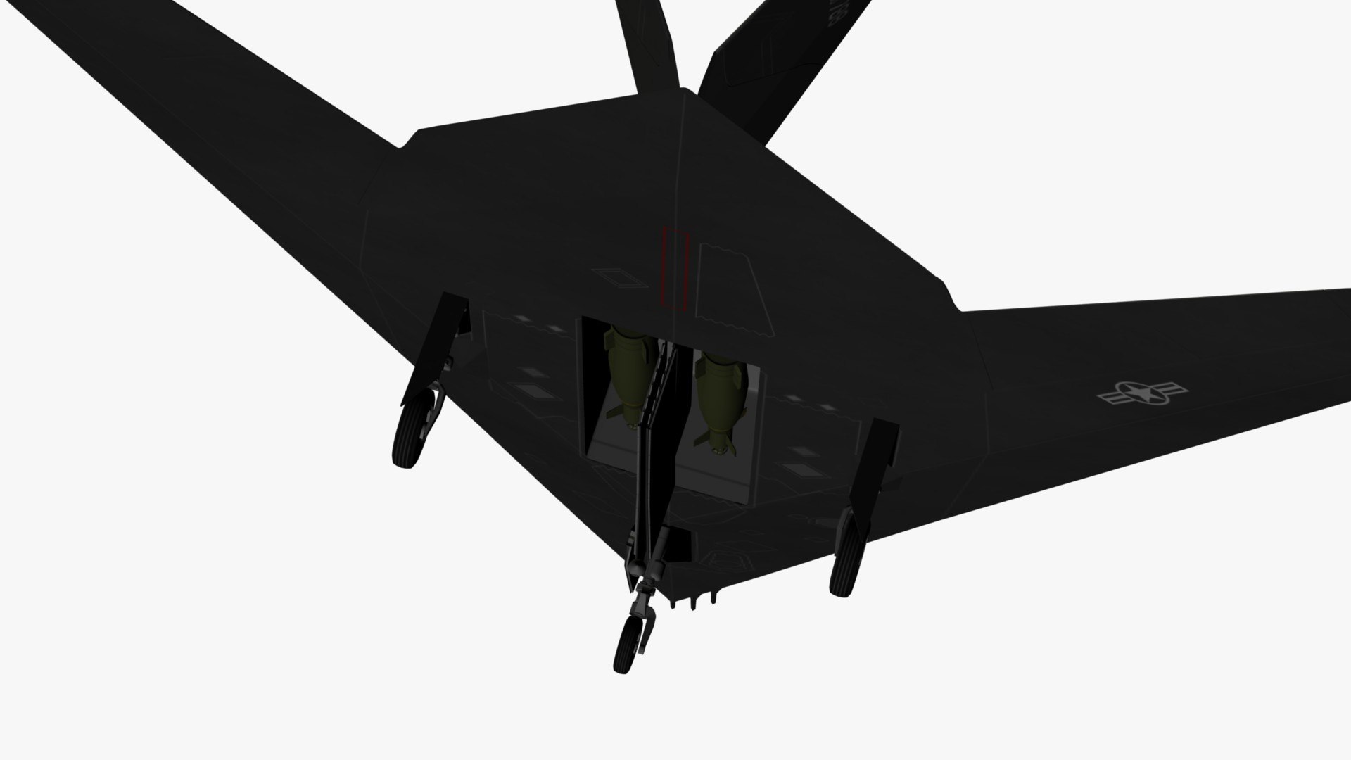 3d F117 Nighthawk