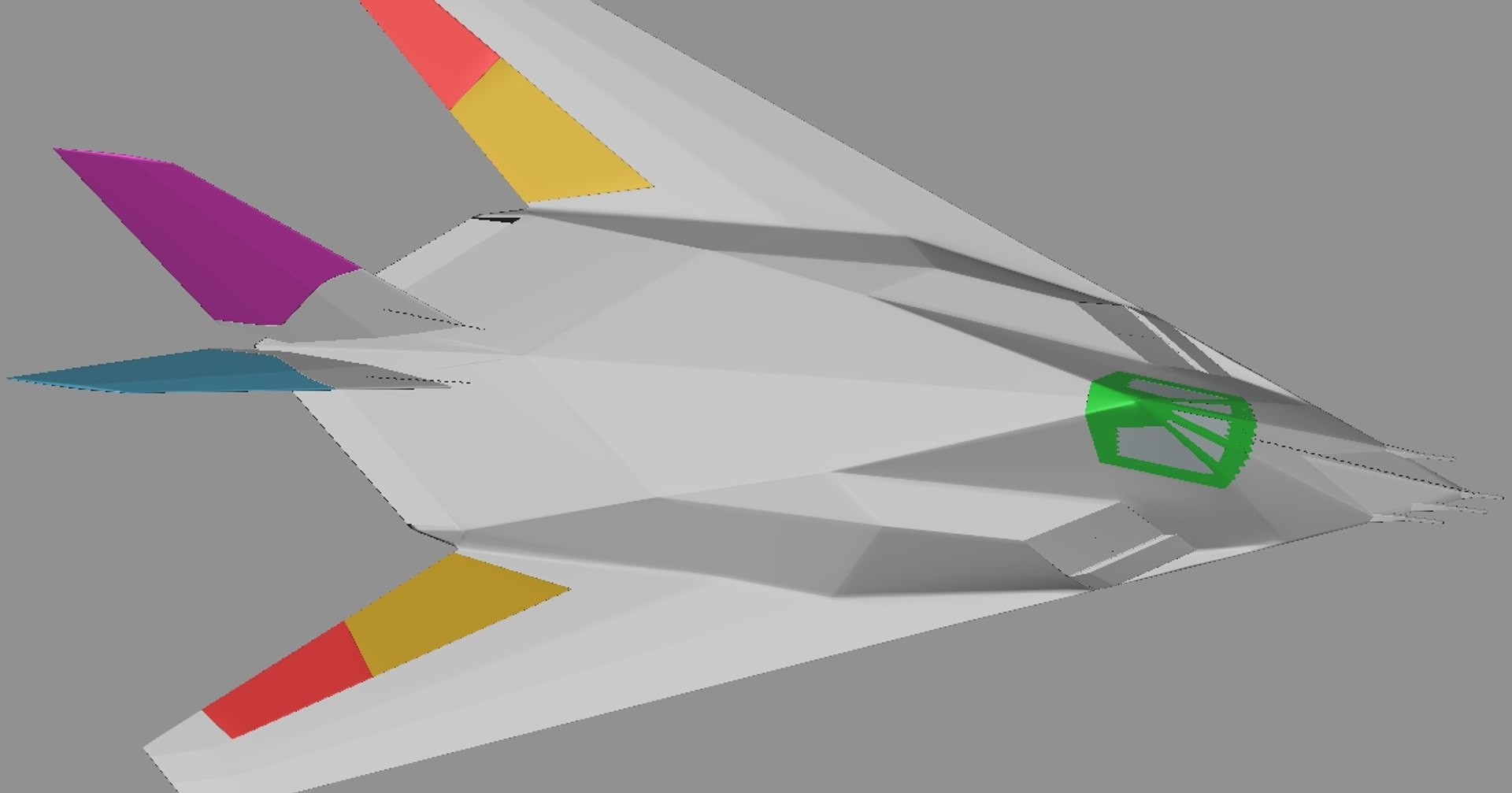 3d F117 Nighthawk