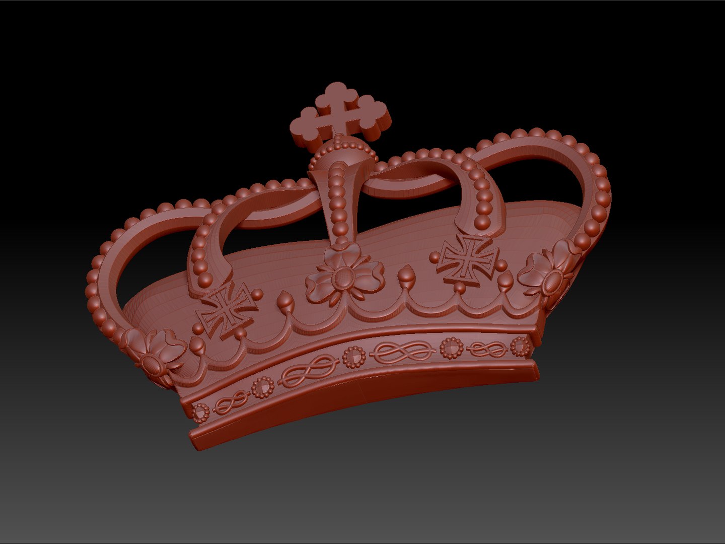 Crown Stl 3ds