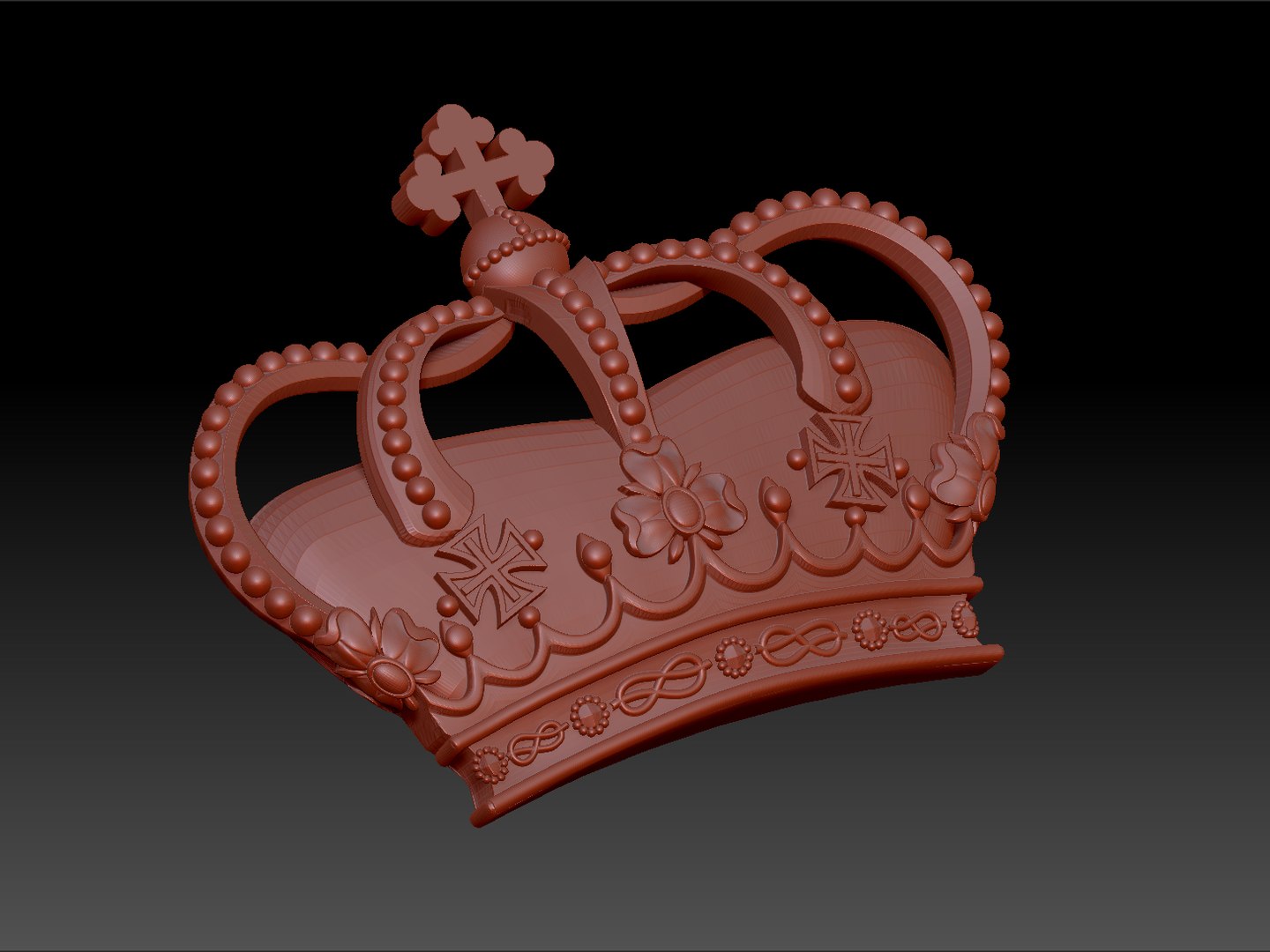 Crown Stl 3ds