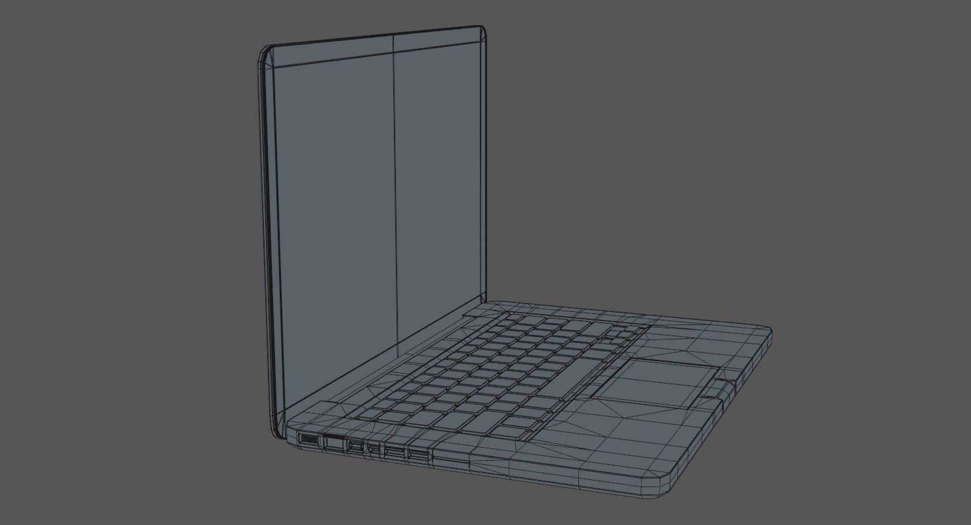 3d Model Realistic Laptop