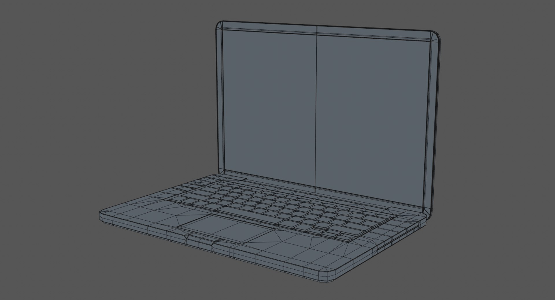 3d Model Realistic Laptop