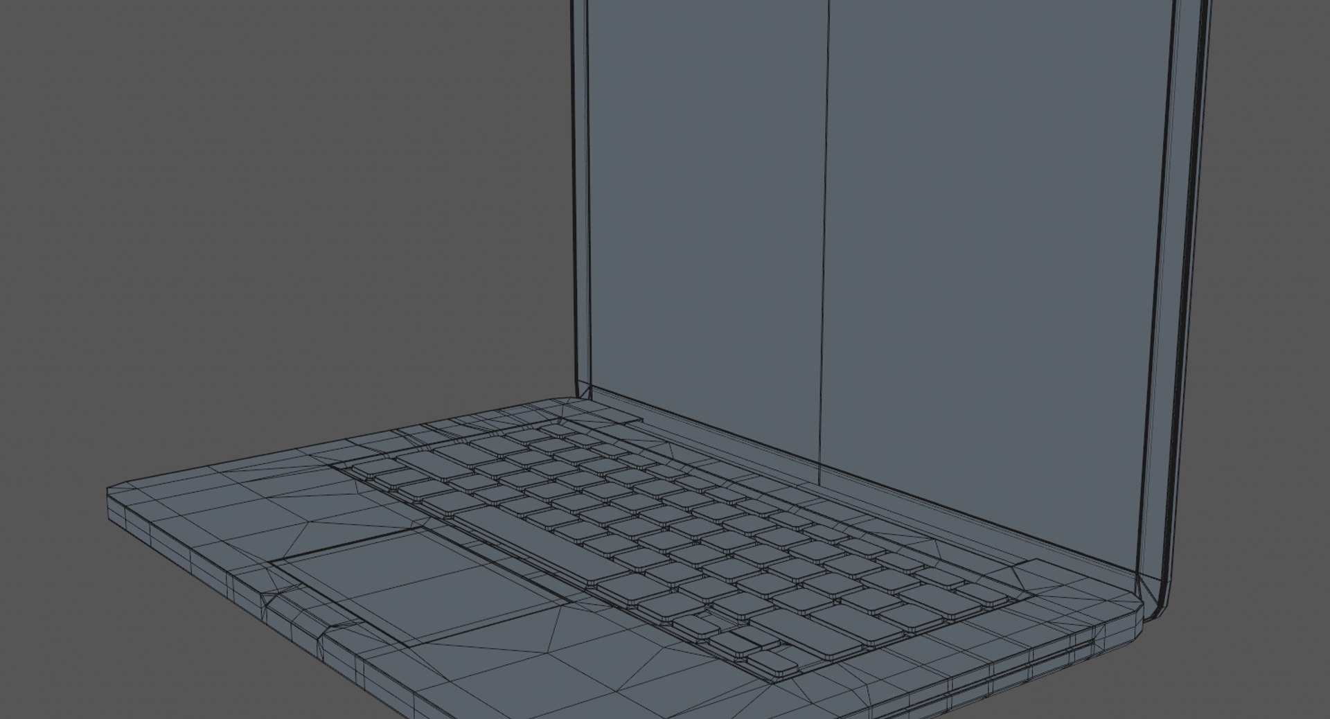 3d Model Realistic Laptop