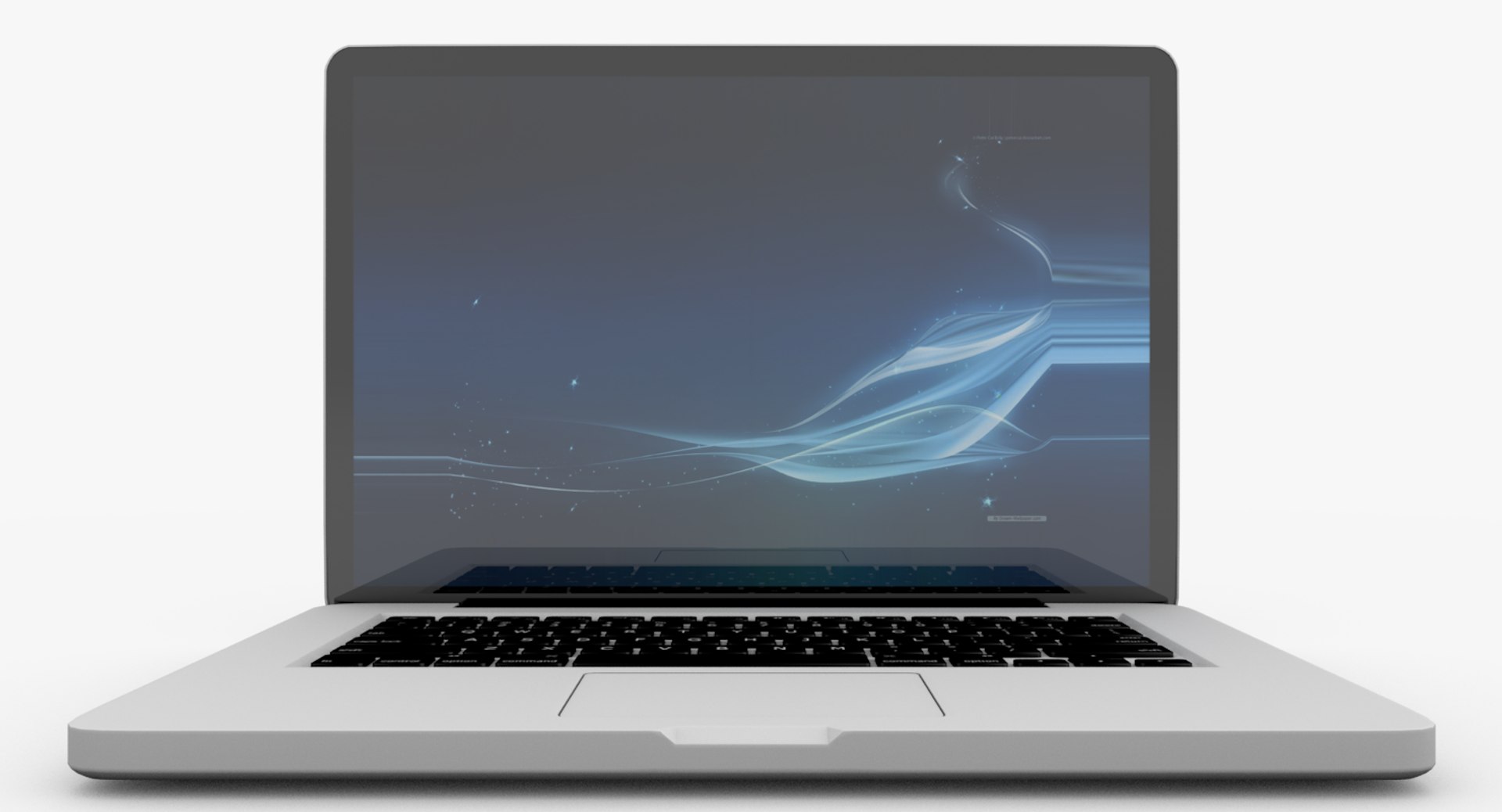 3d Model Realistic Laptop