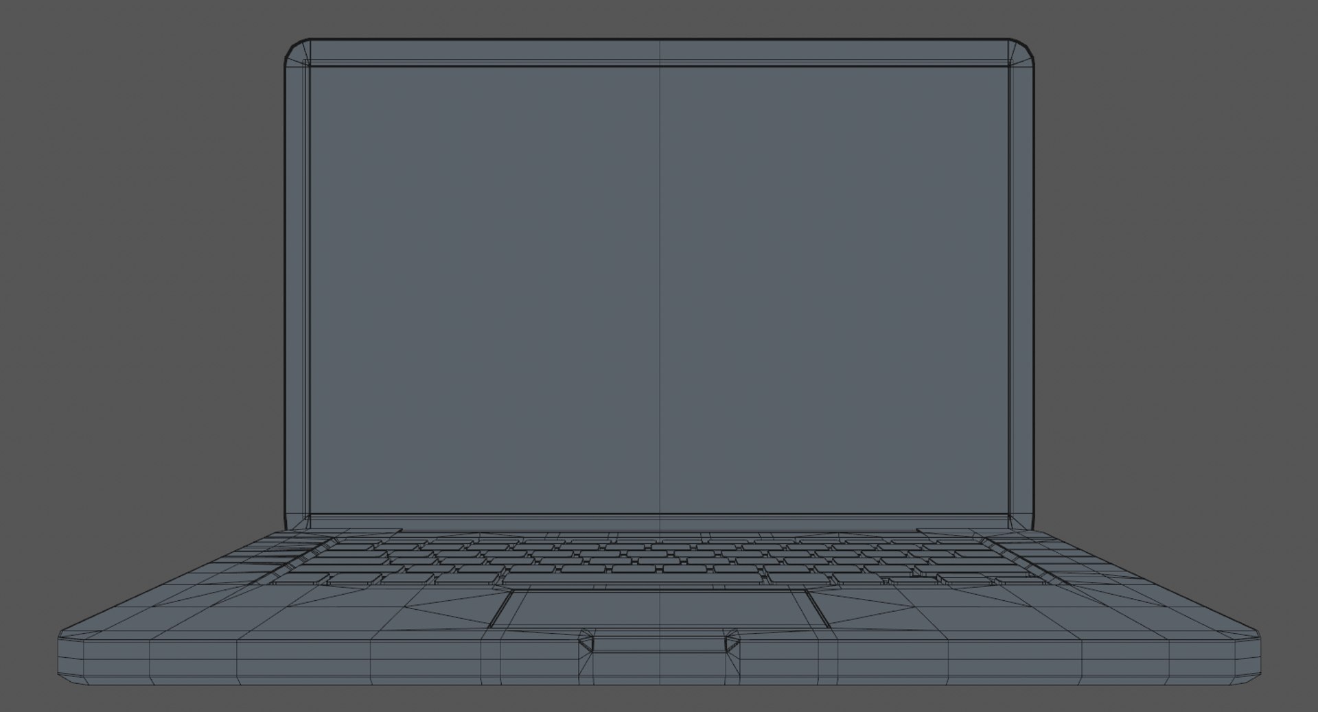 3d Model Realistic Laptop