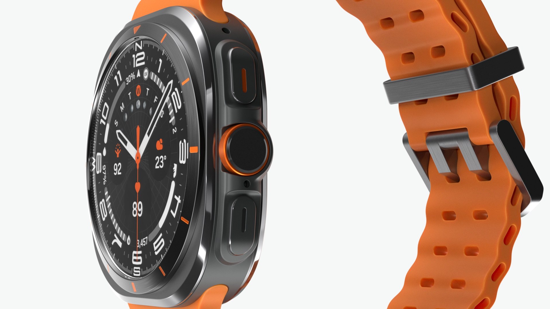 Samsung Galaxy Watch 8 Ultra Titanium Gray Model - TurboSquid 2434852