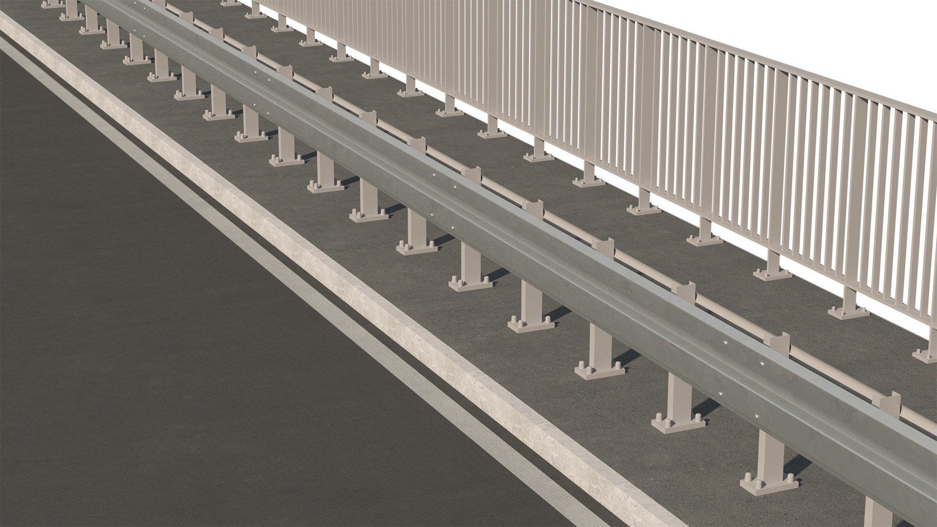 Road Bridge One Lane 02 3D - TurboSquid 2332026