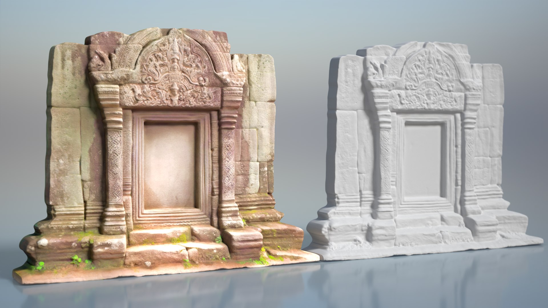 High Poly Ruin Temple Walls - 240625 3D Model - TurboSquid 2247044