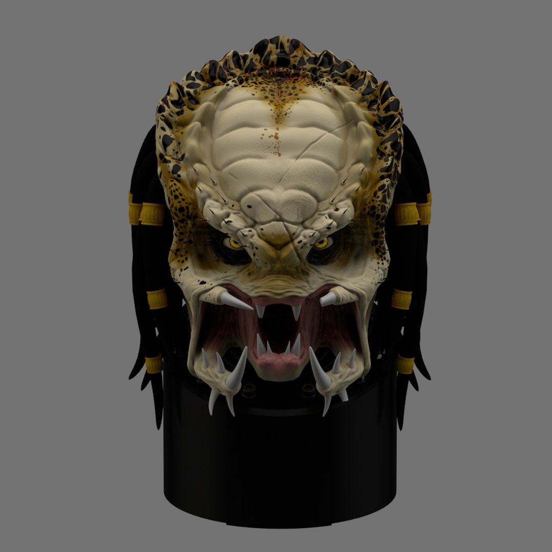 Predator Head C4d