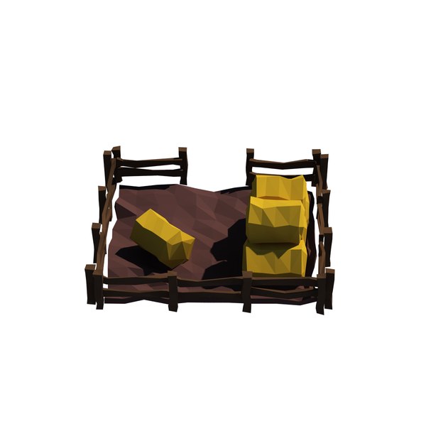 3d max haystack cartoon hay