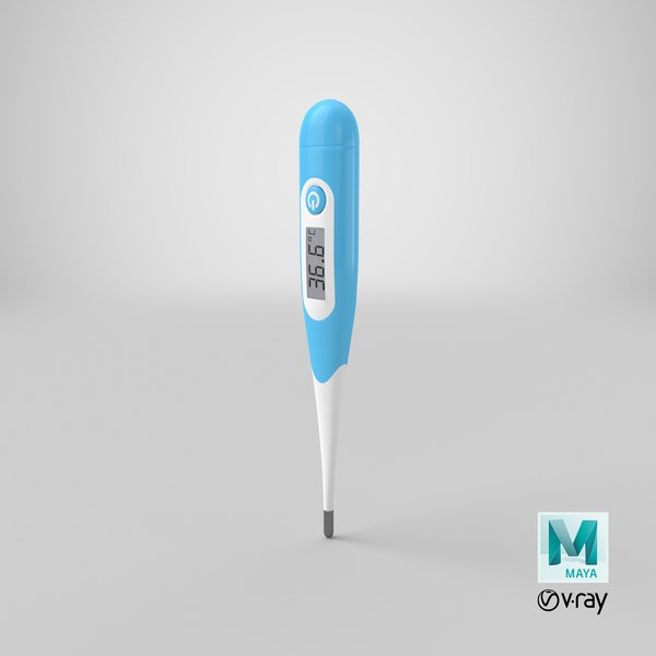 Digital medical thermometer 3D model - TurboSquid 1318168