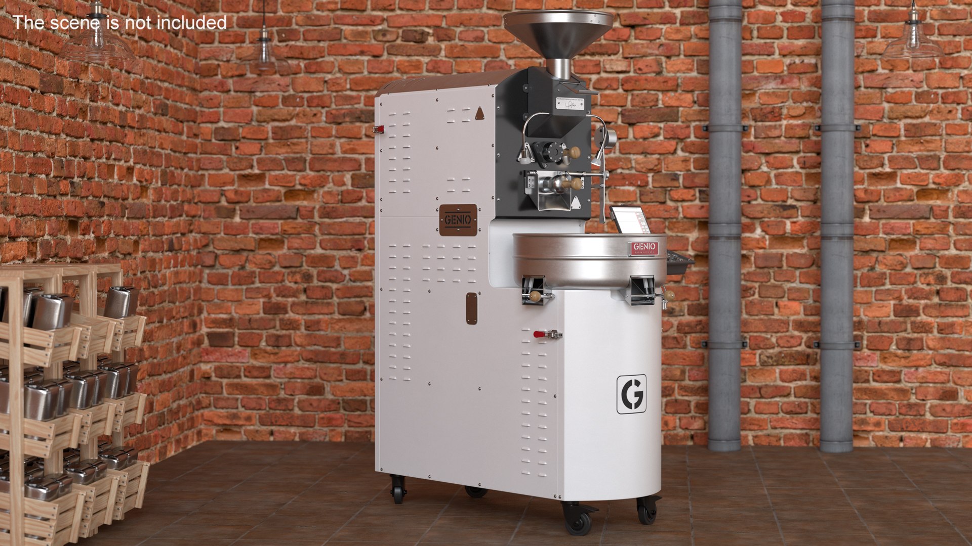 Coffee Roaster Machine GENIO 3D Model - TurboSquid 2193421