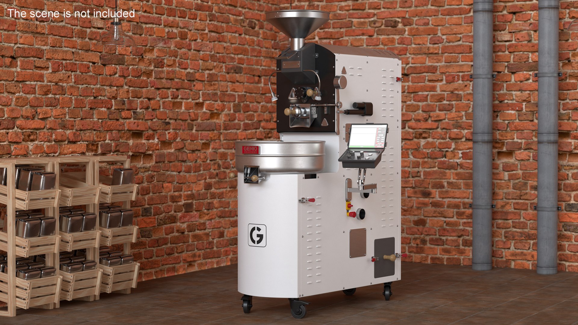 Coffee Roaster Machine GENIO 3D Model - TurboSquid 2193421