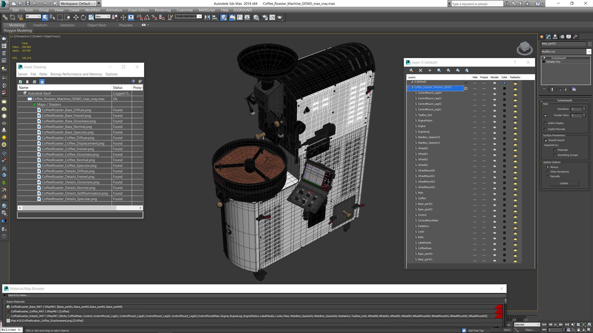 Coffee Roaster Machine GENIO 3D Model - TurboSquid 2193421