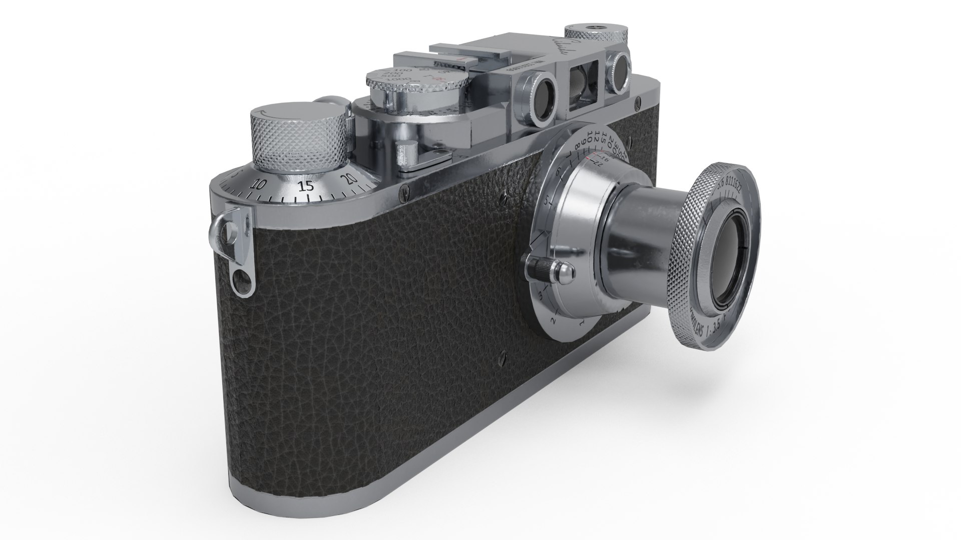 Vintage Leica-Based Camera Model - High Quality And Realistic Details ...