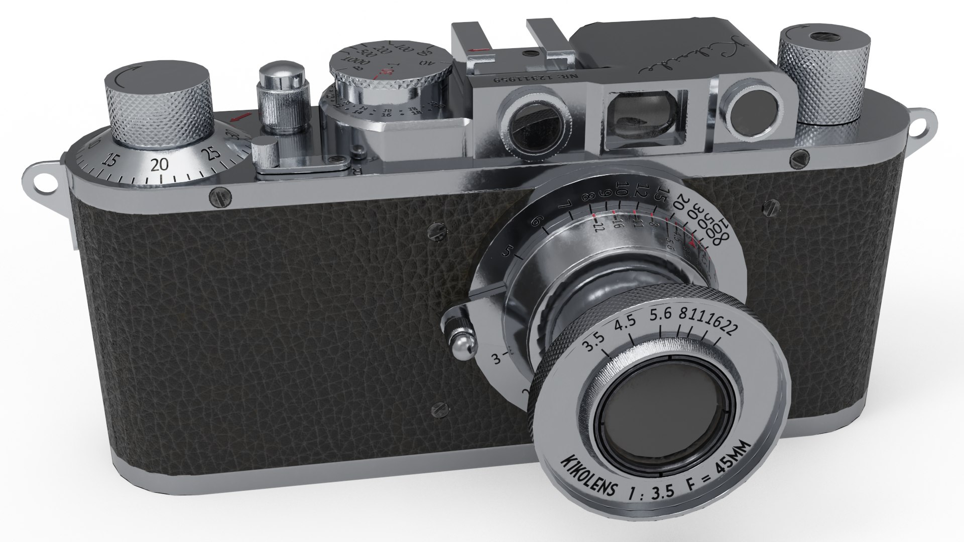 Vintage Leica-Based Camera Model - High Quality And Realistic Details ...