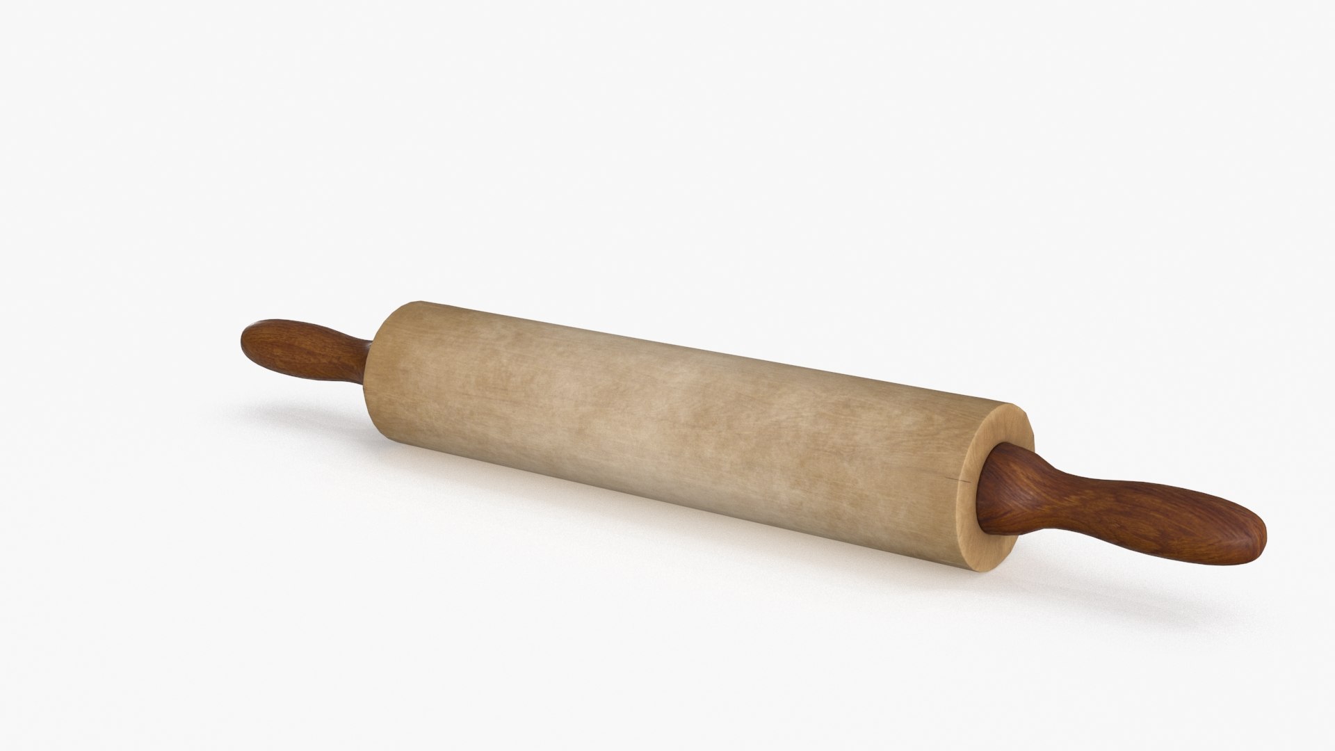 3D model wooden rolling pin - TurboSquid 1530464