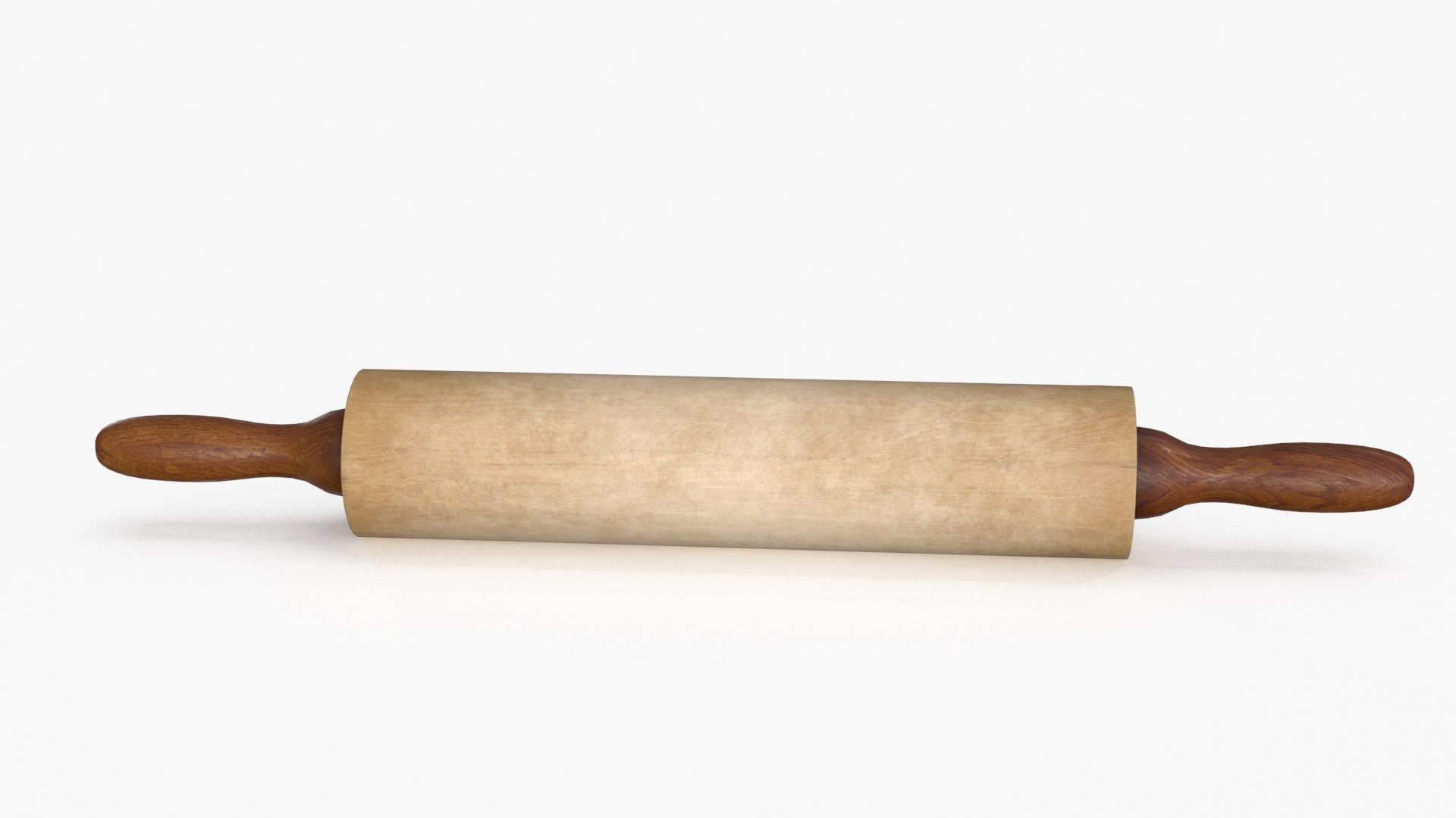 3D model wooden rolling pin - TurboSquid 1530464