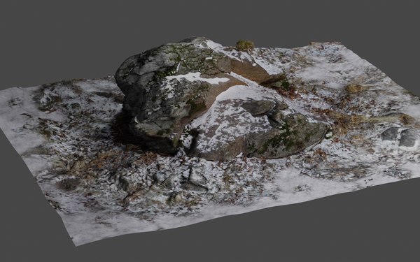 3D 2WINTER SNOW STONE - TurboSquid 1995053