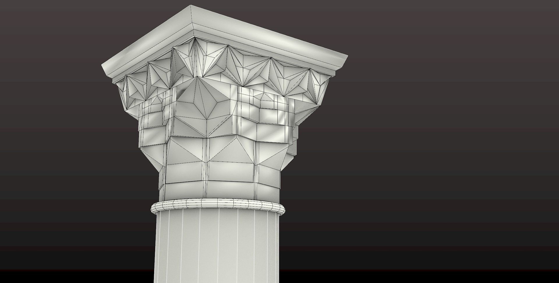 Muqarnas Capital And Column 3D Model - TurboSquid 1788824