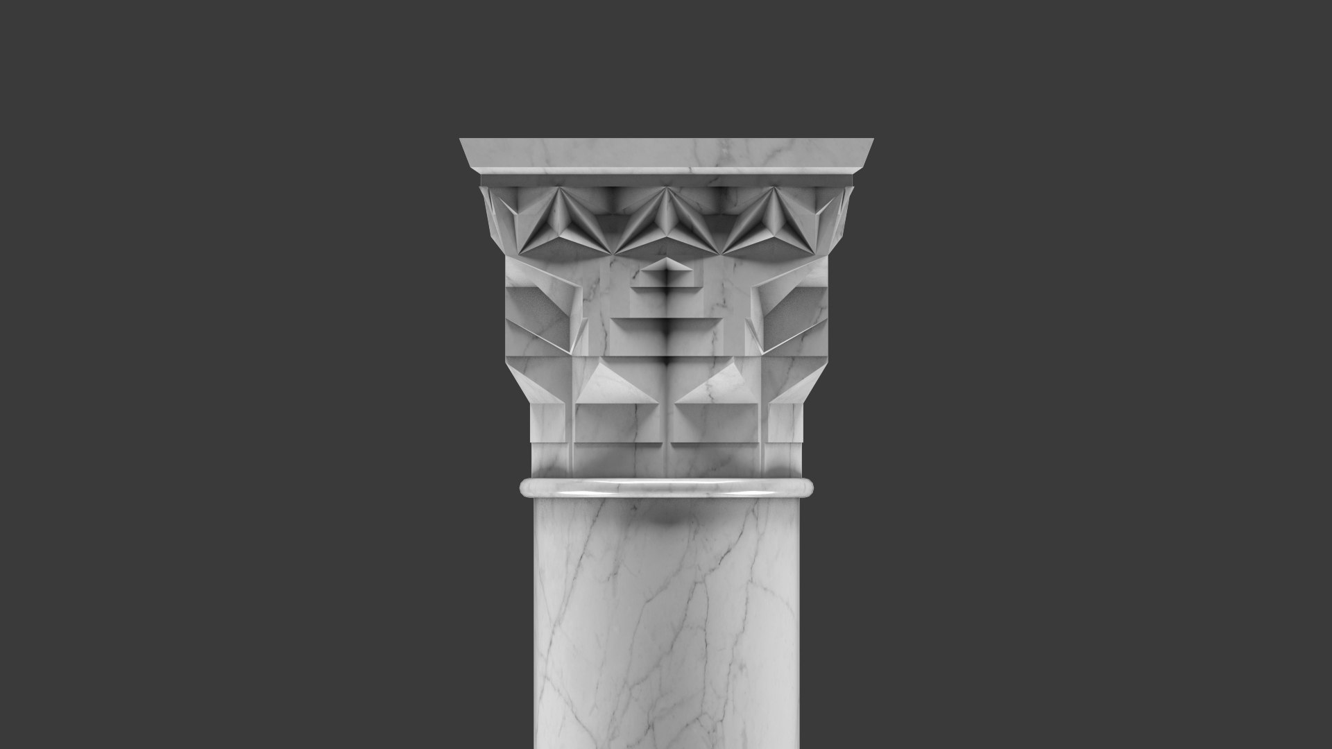 Muqarnas Capital And Column 3D Model - TurboSquid 1788824