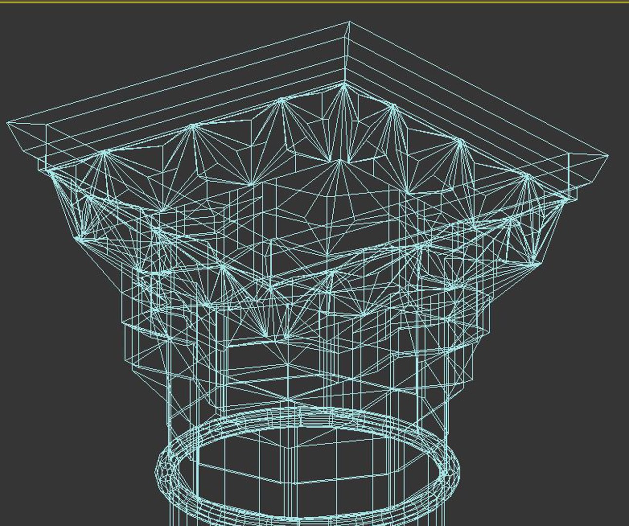 Muqarnas Capital And Column 3D Model - TurboSquid 1788824